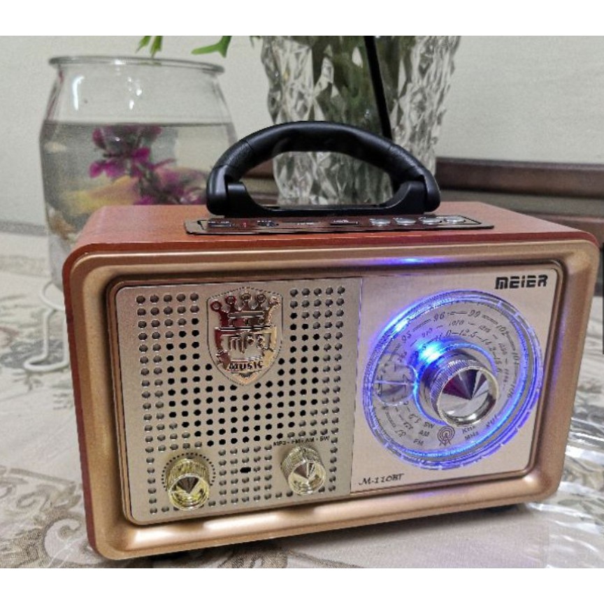 radio MEIER M-110BT, M-112BT, M-115BT & M-180BT Radio classic style, vintage, retro, antique ...