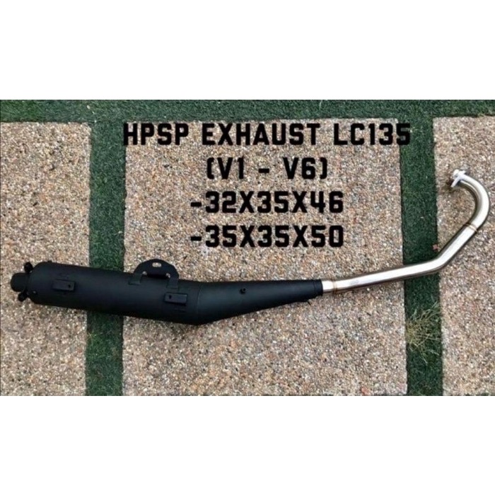 HPSP EXHAUST RACING STANDARD CUTTING Y15ZR LC136 4S 5S V1-V6/Y15 Y16 ...