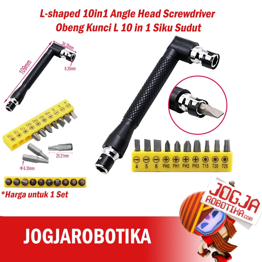 SIKU L-shaped Head Screwdriver Screwdriver L Wrench 10 in 1 Angle Angle ...