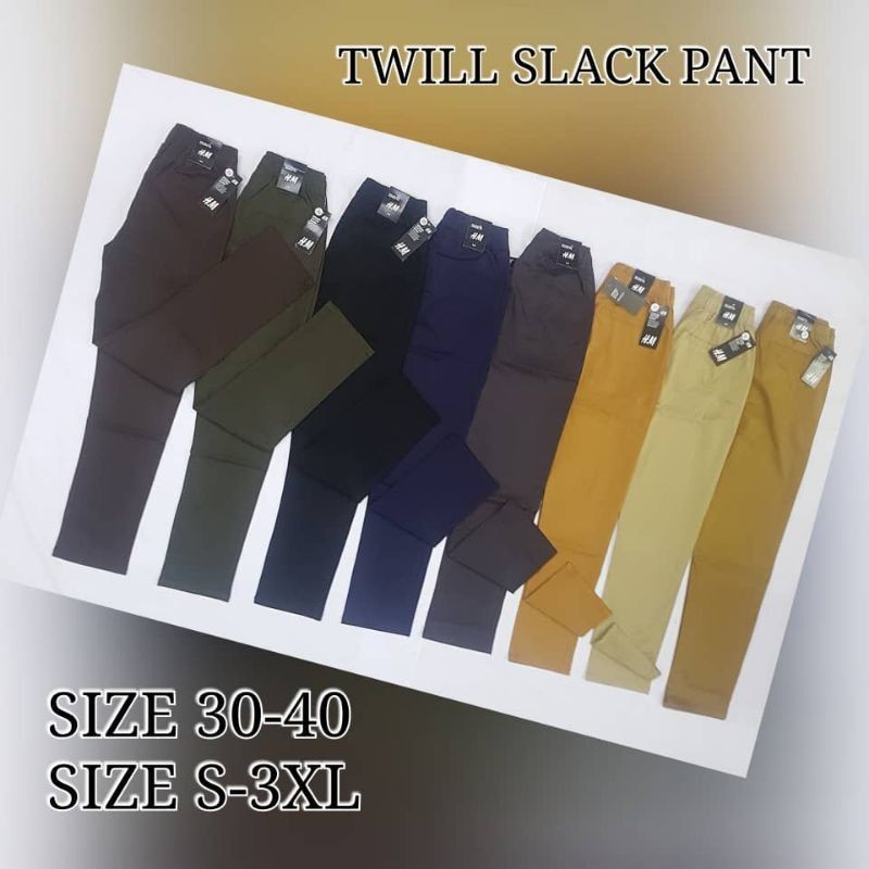 seluar Joggers slack unisex elastic waist tali pant-seluar slack viral ...