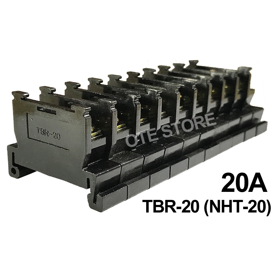 TBR-20-10 / NHT-20-10 10 Poles Type Din Rail Type Terminal Block (20A ...