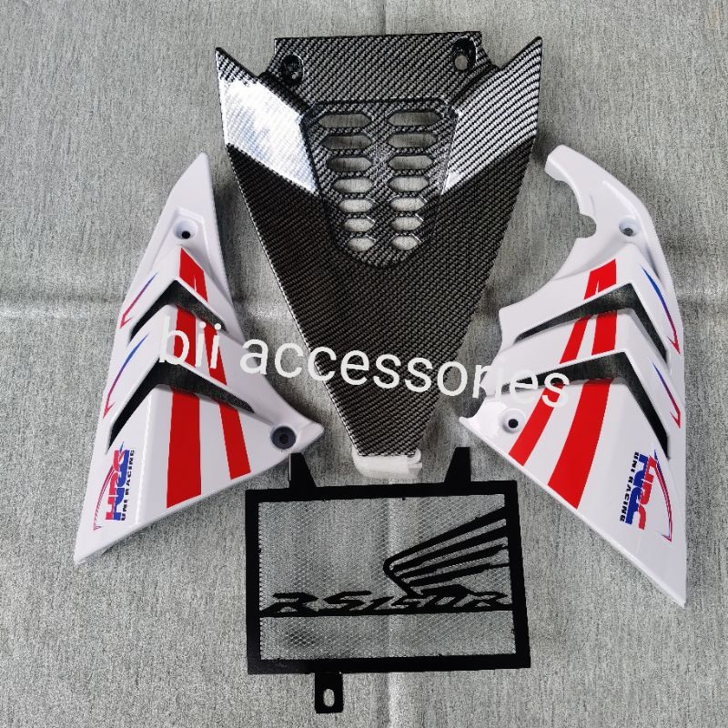 🔥🔥🔥 New Design 🔥RS150 V1/V2 set Package 3 in 1🔥SIDE ENGINE COVER White ...