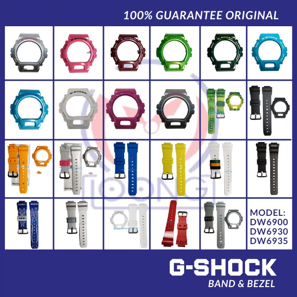 [ORIGINAL] G-SHOCK DW6900 Dw6900mm2 krink Dw6900mrc rasta BAND AND ...