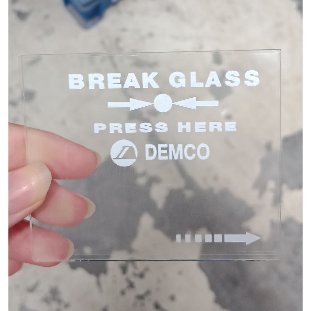 DEMCO Fire Prevention and Detection Accessories Glass Replacements for ...