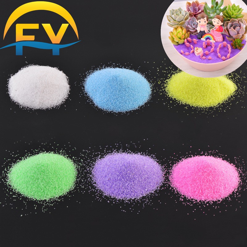 FY Miniature Sand Terrarium Micro Landscape Sand Fairy Garden 25g ...