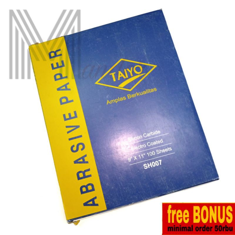 Taiyo sheet sandpaper building sandpaper | Shopee Malaysia