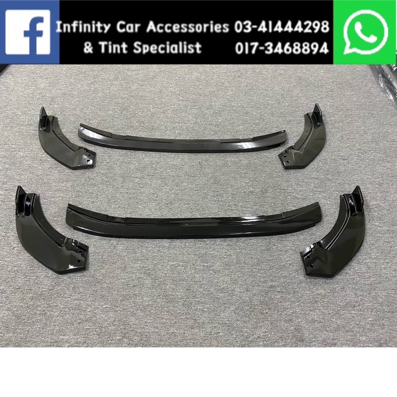 Perodua Myvi Gen3 MG3 2018-2020 Front diffuser lip lips 3pcs | Shopee ...