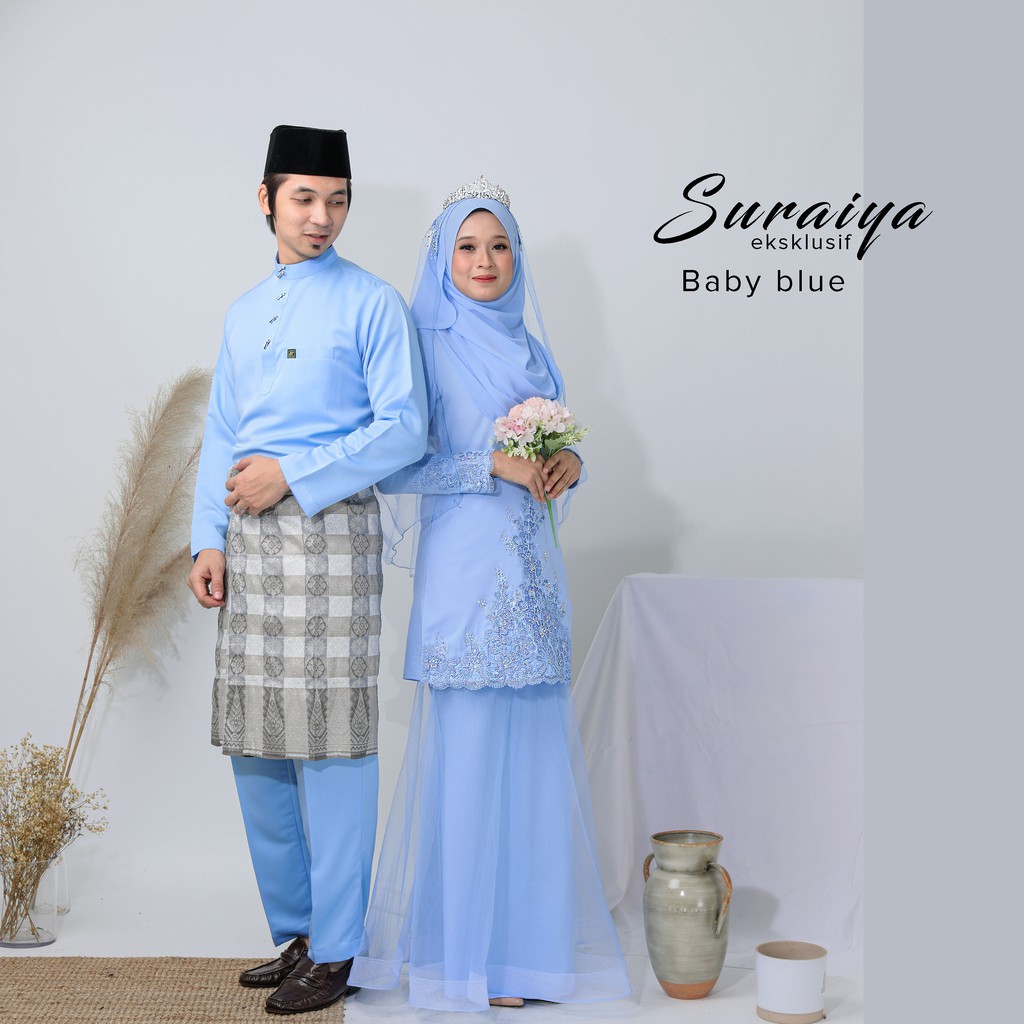 ( 𝟖 𝐈𝐓𝐄𝐌 𝟏 𝐇𝐀𝐑𝐆𝐀 ) SET NIKAH,SET COUPLE,BAJU KURUNG MODEN SURAIYA (BABY ...