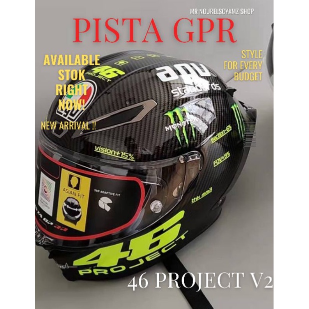 Fullface Helmet 46 Project V2 | Shopee Malaysia