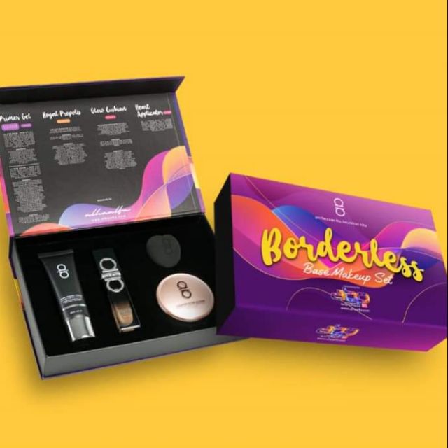 (New!)ALHA ALFA COSMETICS BORDERLESS SET 4 IN 1 | Shopee Malaysia