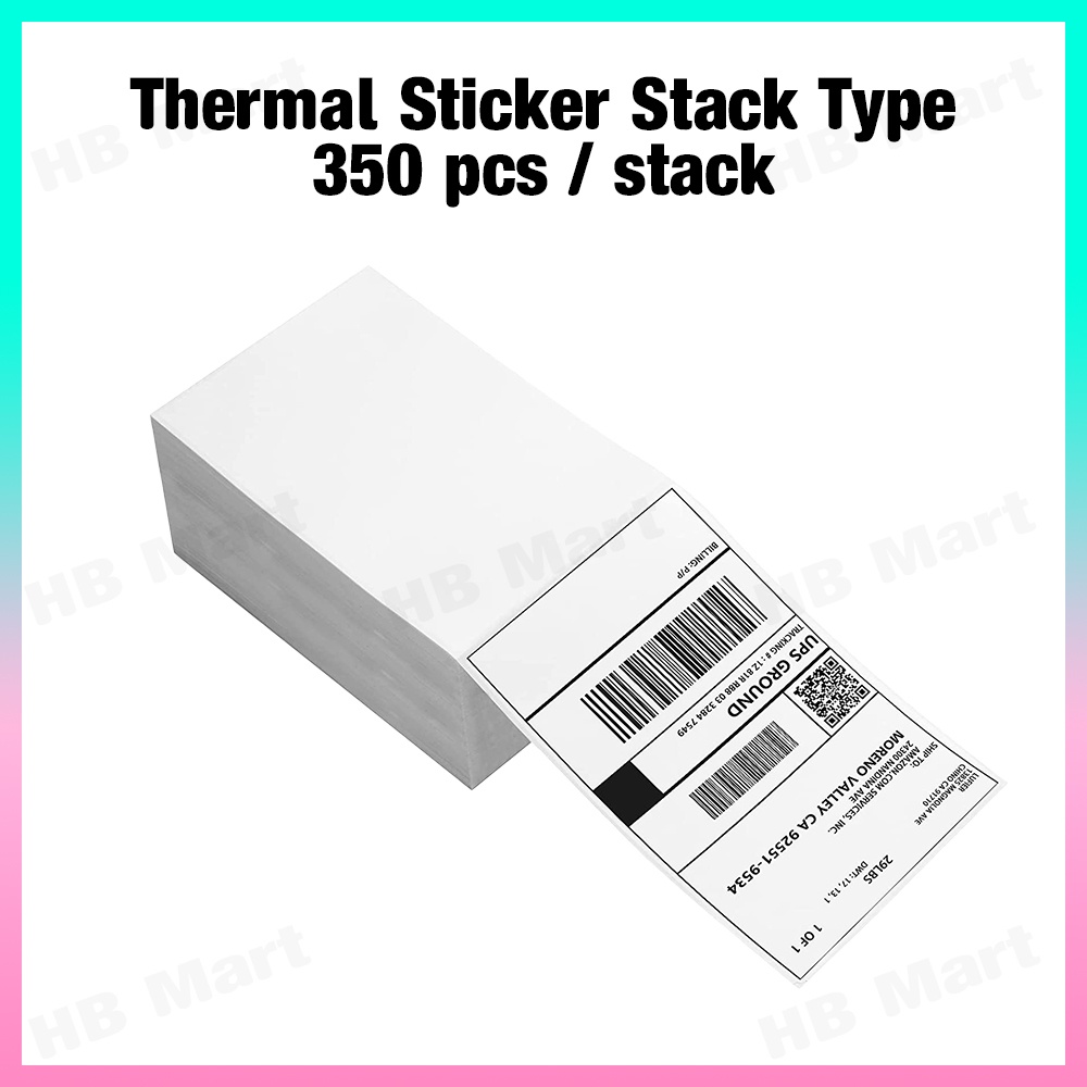 350pcs Thermal Paper Label Sticker 10 x 15 cm Airway Bill Sticker ...