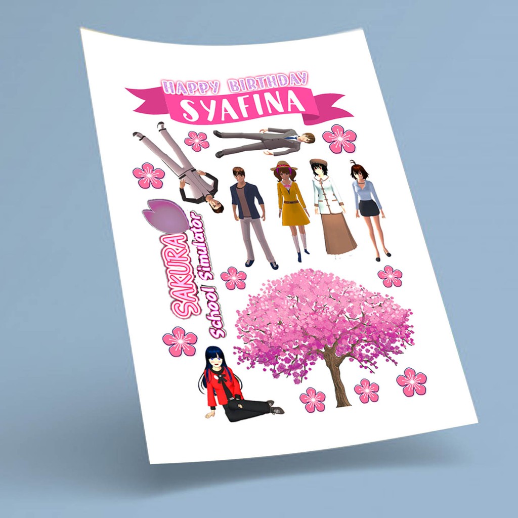 SAKURA SCHOOL SIMULATOR CUSTOM NAME & AGE [JPEG FORMAT/FILE] [CAKE ...