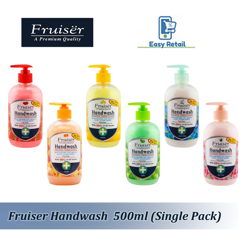 Fruiser Hand Wash / Sabun Pencuci Tangan 500ml (Single Pack) | Shopee ...
