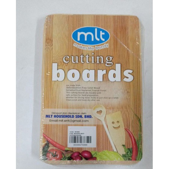 Rectangle Kitchen Wooden Cutting Board Various Sizes / Papan Potong ...