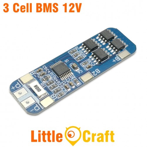 HX-3S-01 BMS 3 Cell 12V 10A Li-ION Battery Charge/ Discharge Protection ...