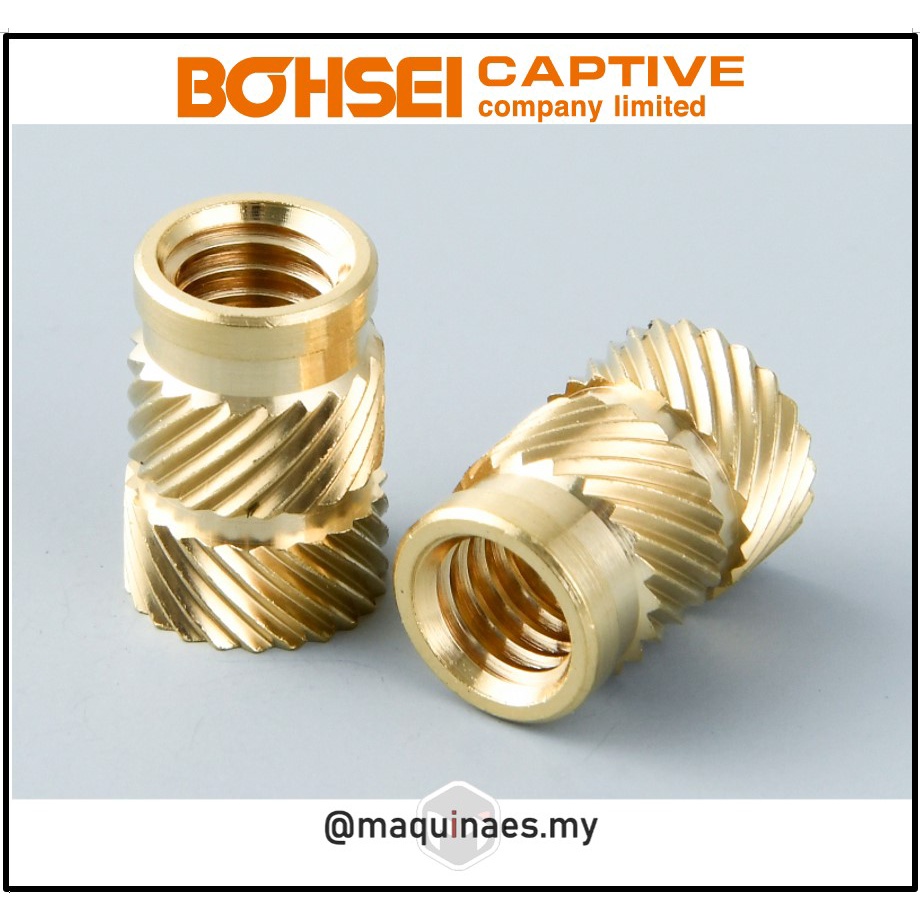 BOHSEI M3 Threaded Inserts C-Lock (CL Type) (Pack of 10) | Shopee Malaysia