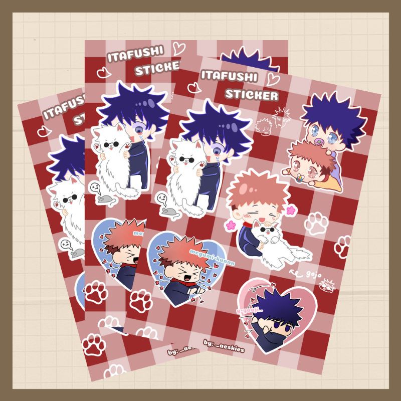 [DISCONTINUED] Jujutsu Kaisen ItaFushi Sticker | Shopee Malaysia