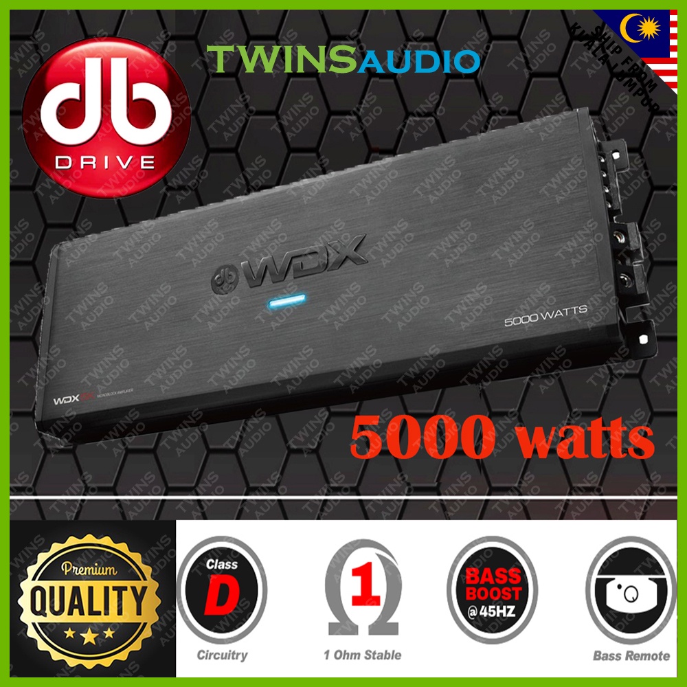 WDX5K DB Drive Car Class D Monoblock (5000Watts) | Shopee Malaysia