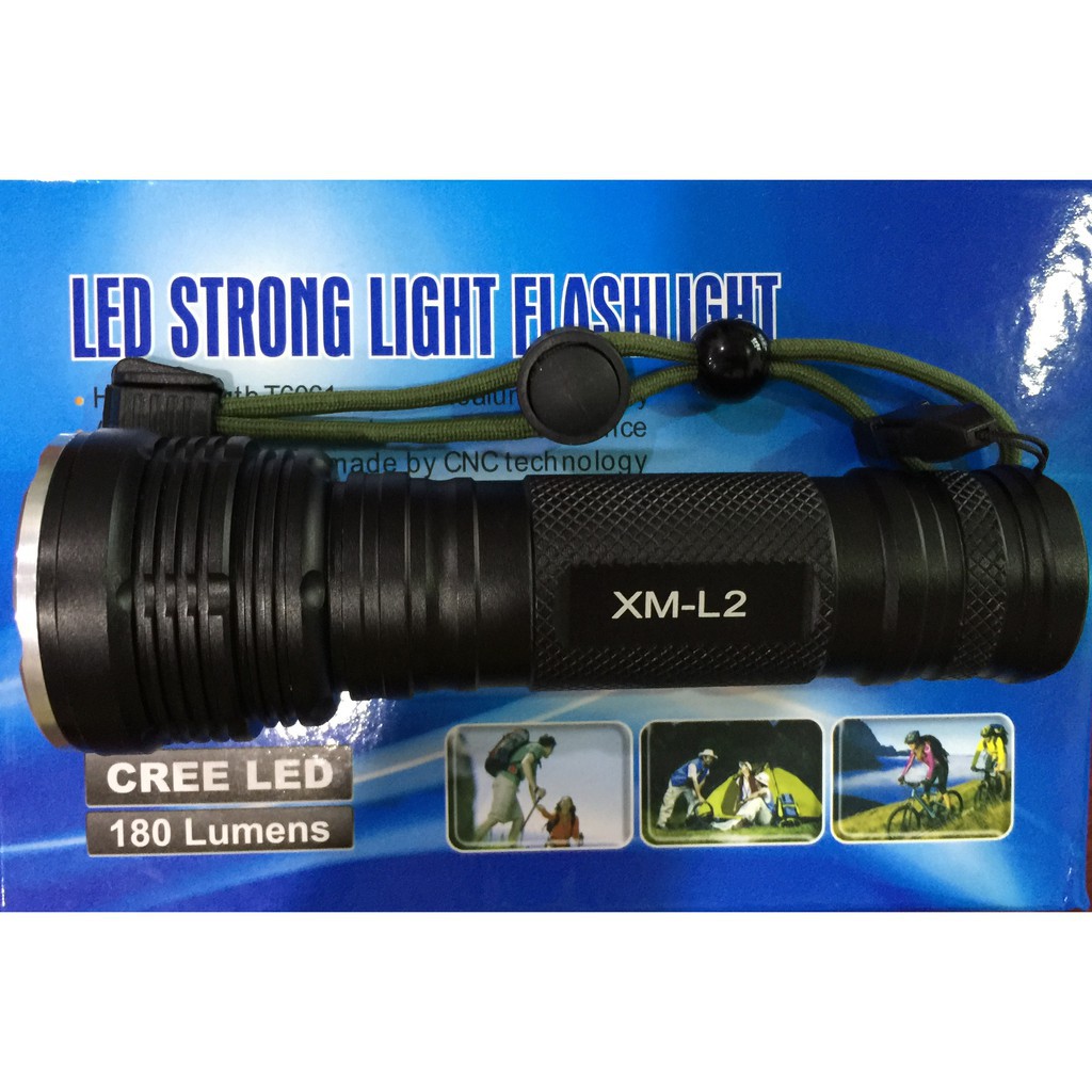 Ultrafire CREE LED Flashlight Aluminum LED Torch | Shopee Malaysia