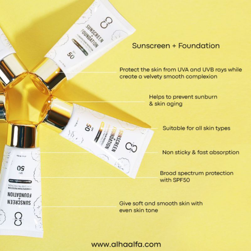 SUNSCREEN + FOUNDATION 🎉🎉 READY STOCK 🎉🎉 FREE GIFT 🎉🎉 | Shopee Malaysia