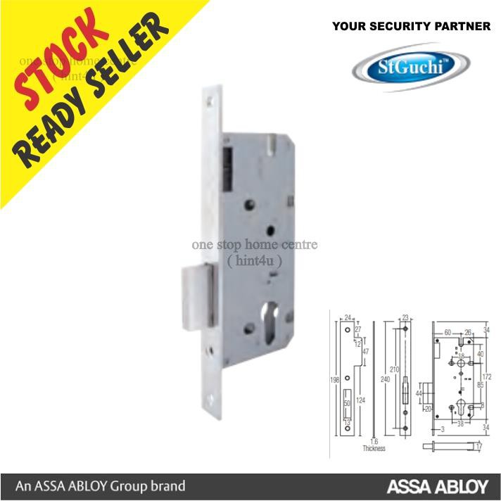 St Guchi SGML 856012 Mortise Lock (Mortise Dead Lock) | Shopee Malaysia