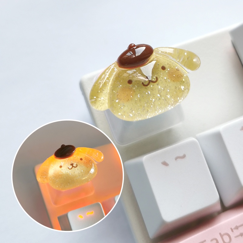 Cute Keycap Transparent Base OEM R4 Mechanical Keyboard Dedicated Light ...