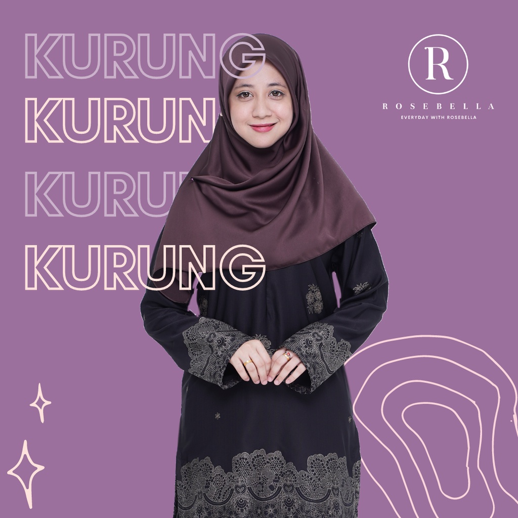 KURUNG ZENRAA (BLACK CREAM) | Shopee Malaysia