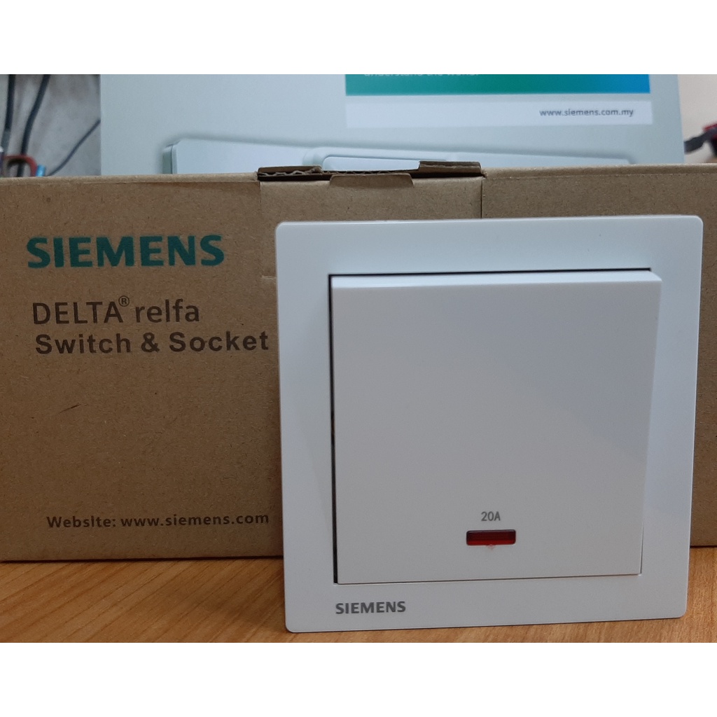 (SIRIM) 20A Double Pole 20A D/P button Aircon switch water heater ...