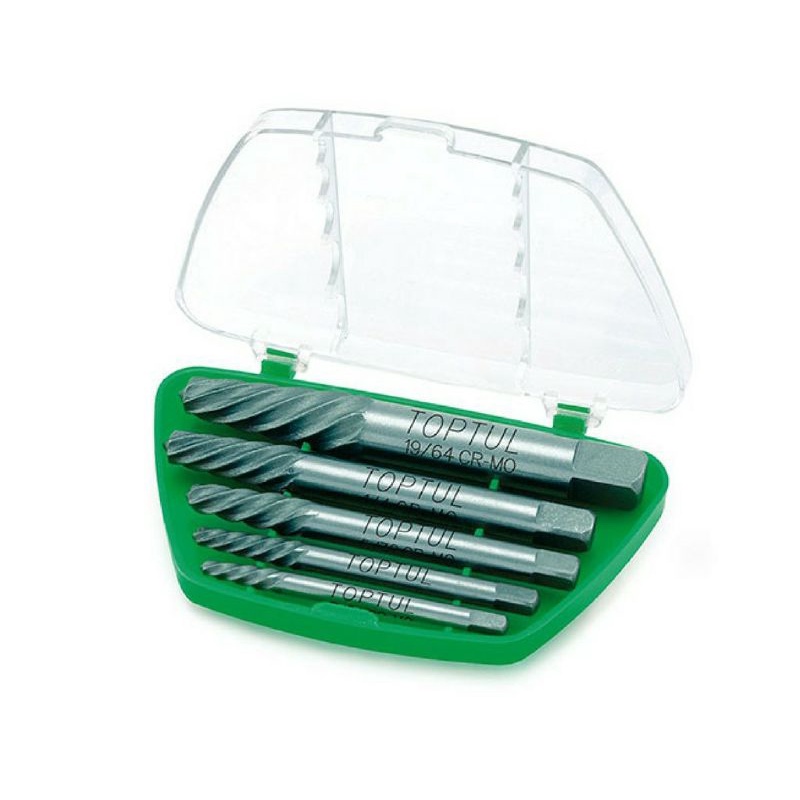 TOPTUL 5PCS Screw Extractor Set (JGAW0502) | Shopee Malaysia