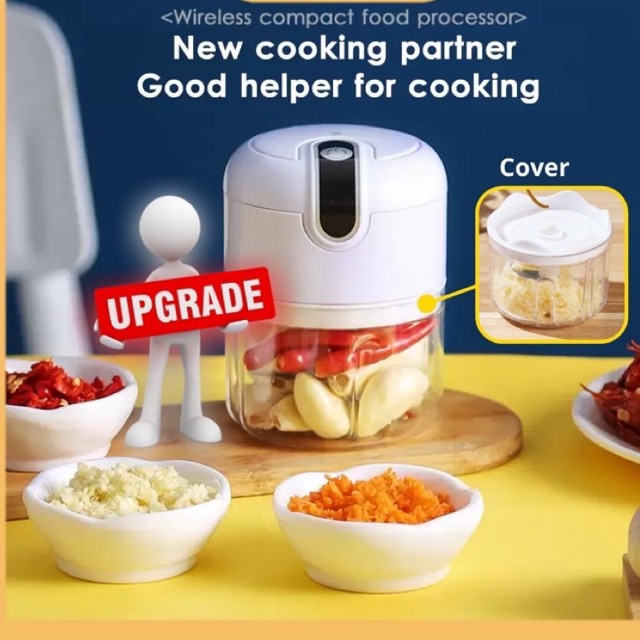 💥READY STOCK💥 Mini Blender Garlic Chopper Electric Food Chopper ...