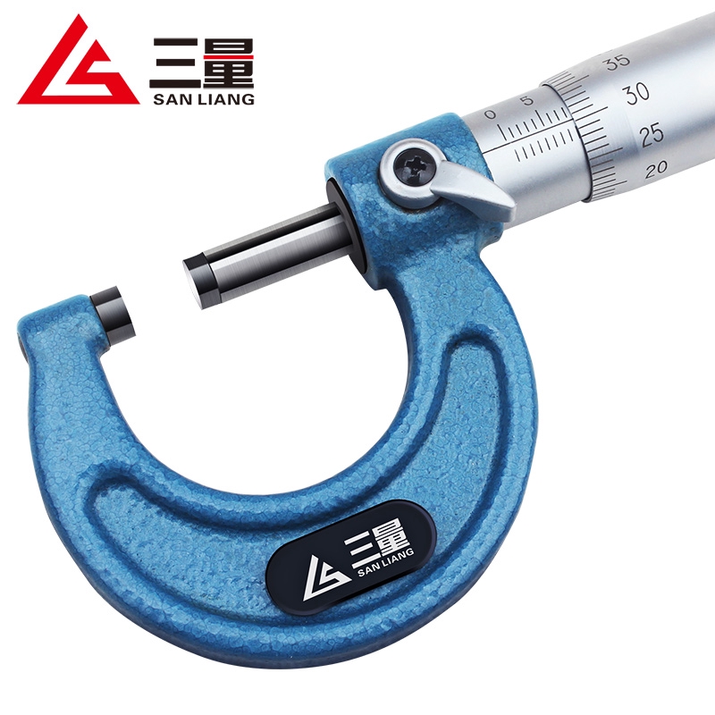 Japan SanLiang micrometer 0-25-50mm high precision 0.001 thickness gauge spiral micrometer ...