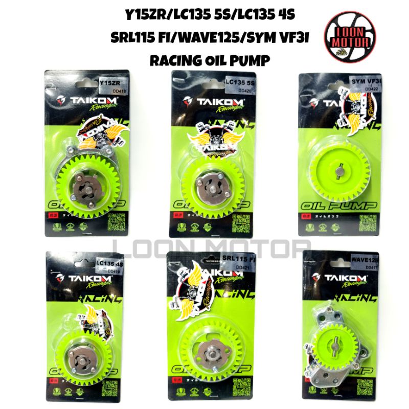 Y15ZR/LC135 5S/LC135 4S/SYM VF3I/SRL115 FI/WAVE125 RACING OIL PUMP ASSY ...