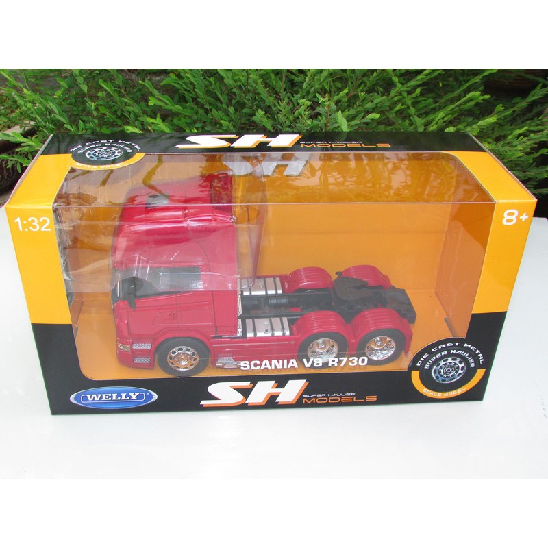 Welly 1/32 Scania R730 V8 (6x4) Tractor unit Truck Head SUPER HAULIER ...
