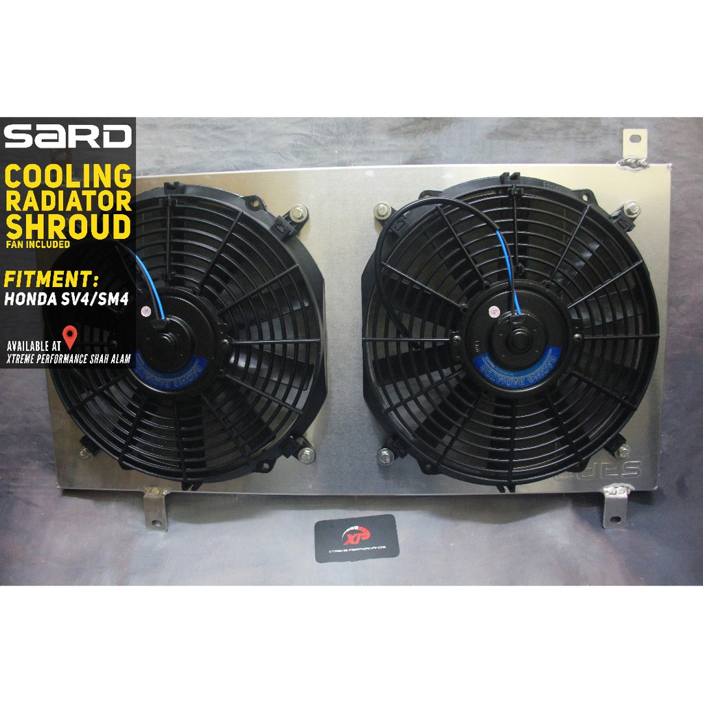 RADIATOR FAN SHROUD KIT SARD HONDA SV4 SM4 12 INCH WITH RADIATOR FAN ...