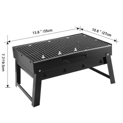 HEBAT👍 BBQ 60cm charcoal camping bbq grill outdoor barbeque set portable bbq outdoor picnic camp ...