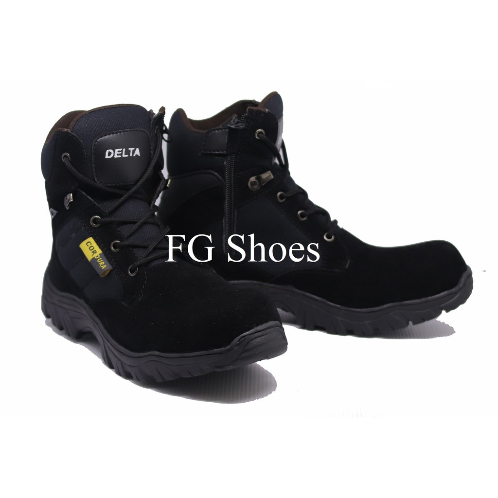 Delta Desert Shoes 6 inc Black - Cream - Delta Suede Cordura Army ...