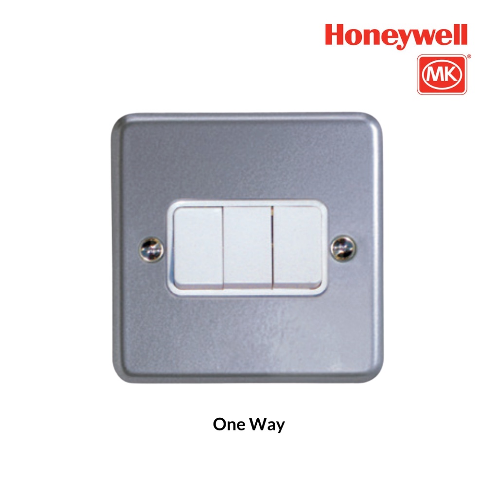 MK Metal Clad 1 Way 2 Way 10A Switches / 13A 15A Switch Socket Outlet ...