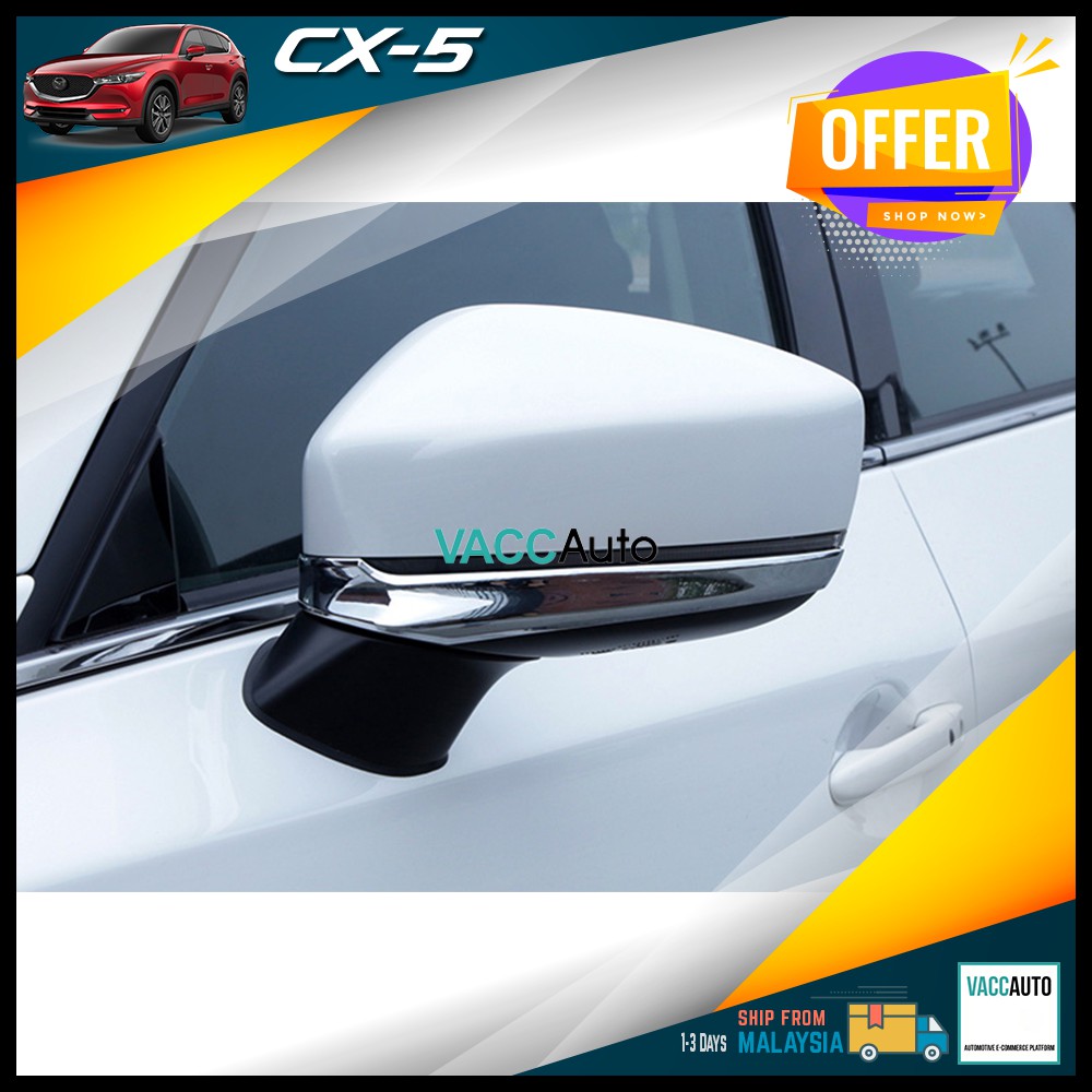 Mazda CX5 (2nd Gen) Side Mirror Chrome Lining CX-5 2017 - 2024 Car ...