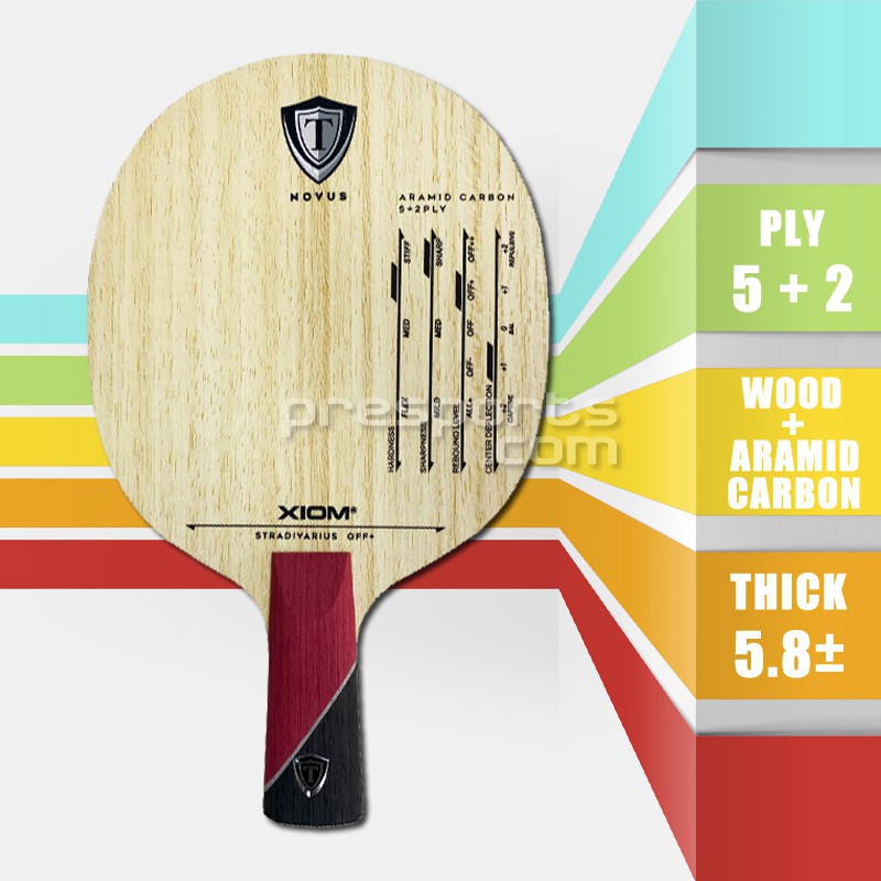 Xiom NOVUS Stradivarius Table Tennis Blade CPEN | Shopee Malaysia