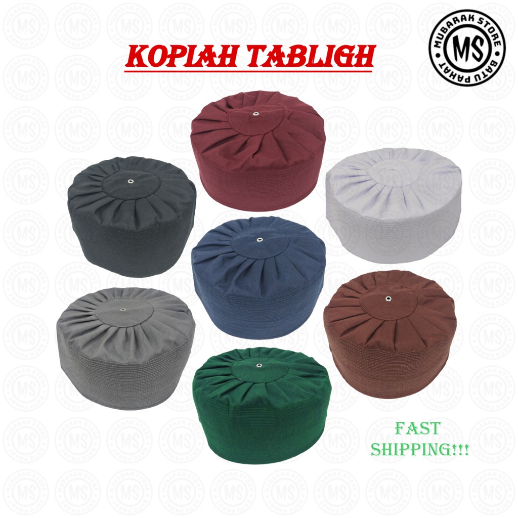 KOPIAH TABLIGH PELBAGAI WARNA SIZE 21-23 | Shopee Malaysia