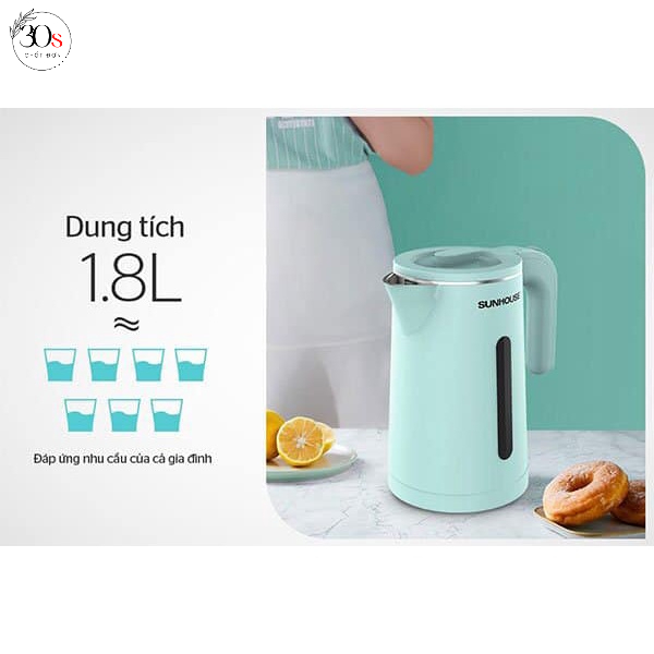 Sunhouse SHD1351 SUPER SPEED KETTLE 1.8 Liter CAPACITY - Electric ...