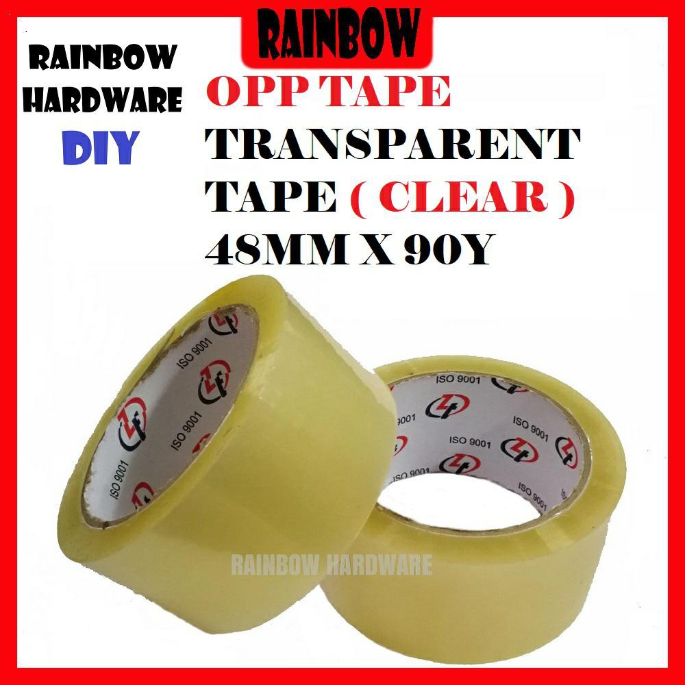 OPP TRANSPARENT TAPE 48MM X 90 YARDS (READY STOCK) | Shopee Malaysia