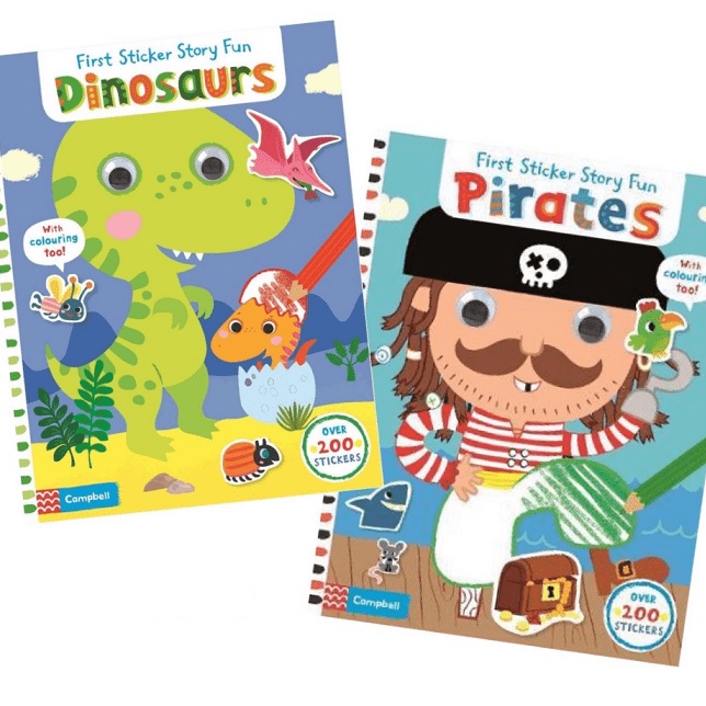 (BBW) First Sticker Story Fun Collection - 2 Books (ISBN: 9781509837700 ...