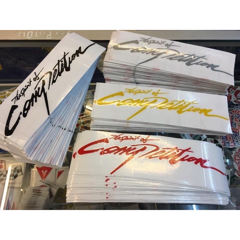 Sticker spirit of competition ready stock/sticker kereta/sticker ...