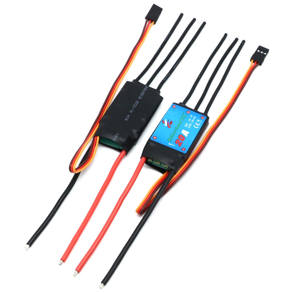 ZMR 12A 20A 30A 40A 50A 60A 80A Bidirectional Brushless ESC for RC Boat Rc Car Pneumatic ...