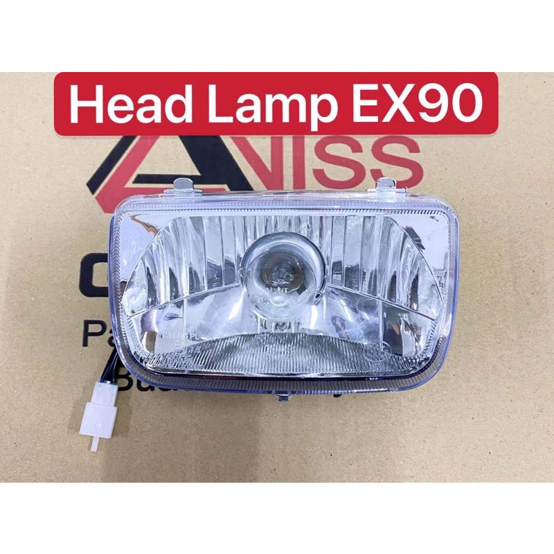 DEMAK EX90 EX 90 HEAD LAMP HEAD LIGHT LAMPU DEPAN CLEAR/TINTED | Shopee ...