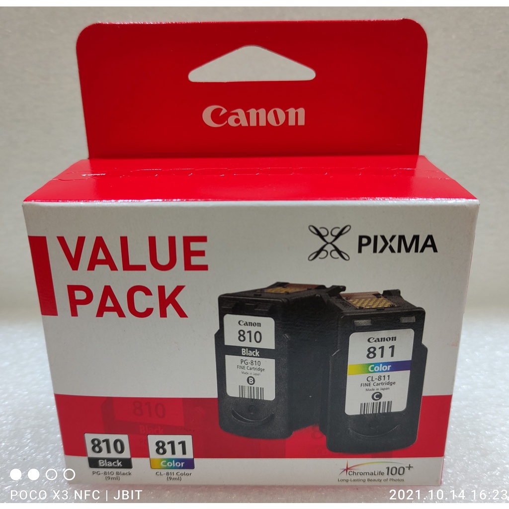 Ink For Canon 810 (Black) + 811 (Color) | Shopee Malaysia