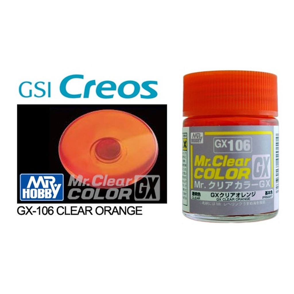 MR COLOR GX106 CLEAR ORANGE (HOBBY & MODEL KIT PAINT) | Shopee Malaysia