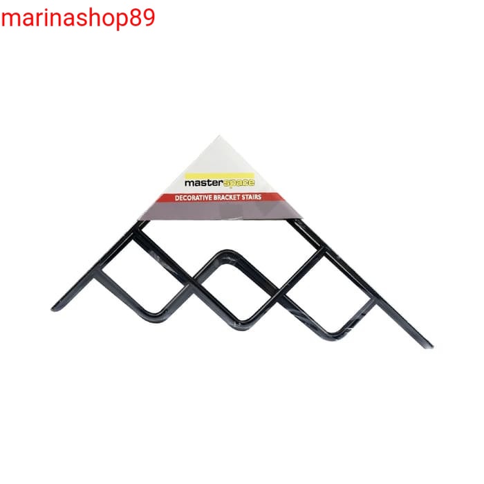 Original MASTERSPACE Elbow Rack STAIRS 18X23 CM - Black | Shopee Malaysia