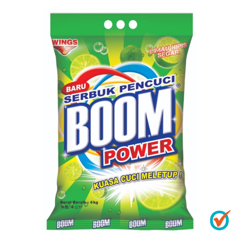 Boom Powder Detergent 3.8kg - Lime | Shopee Malaysia